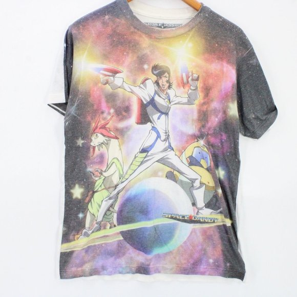 Space Dandy | Shirts | Vintage Space Dandy Tshirt Mens Retro Multicolor ...